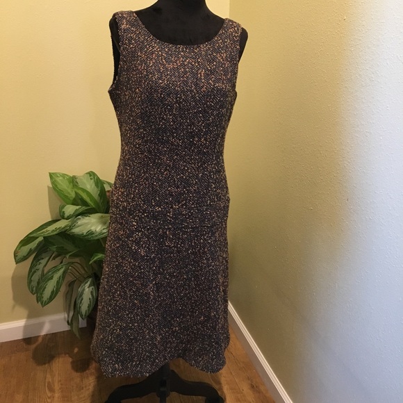 jonathan martin | Dresses | Jonathan Martin Studio Navy Blue Tweed ...